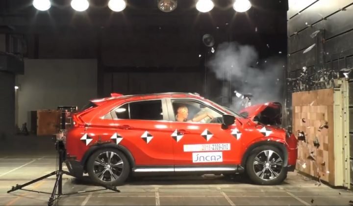 Mitsubishi Eclipse Cross leva nota máxima em crash test - Motor Show