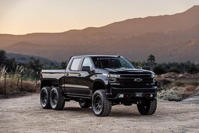 Chevrolet Silverado vira picape 6x6 nos EUA - Motor Show