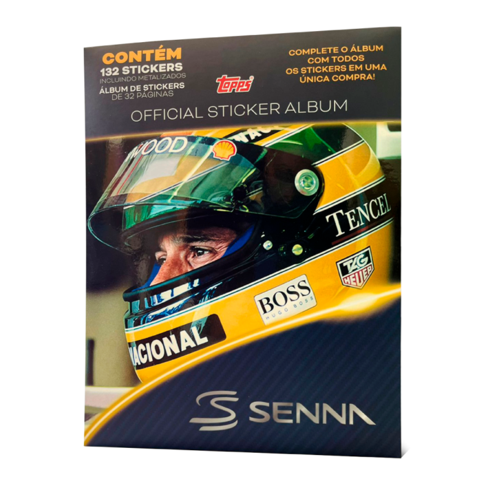 Ayrton Senna: álbum de figurinhas é lançado pela Topps - Motor Show