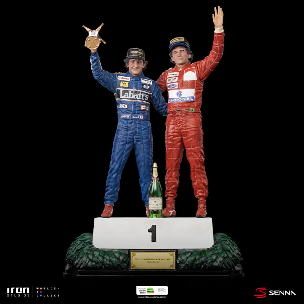 Último pódio de Ayrton Senna e Alain Prost vira colecionável - Motor Show