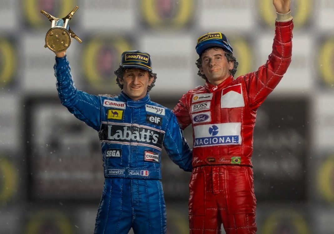 Último pódio de Ayrton Senna e Alain Prost vira colecionável - Motor Show